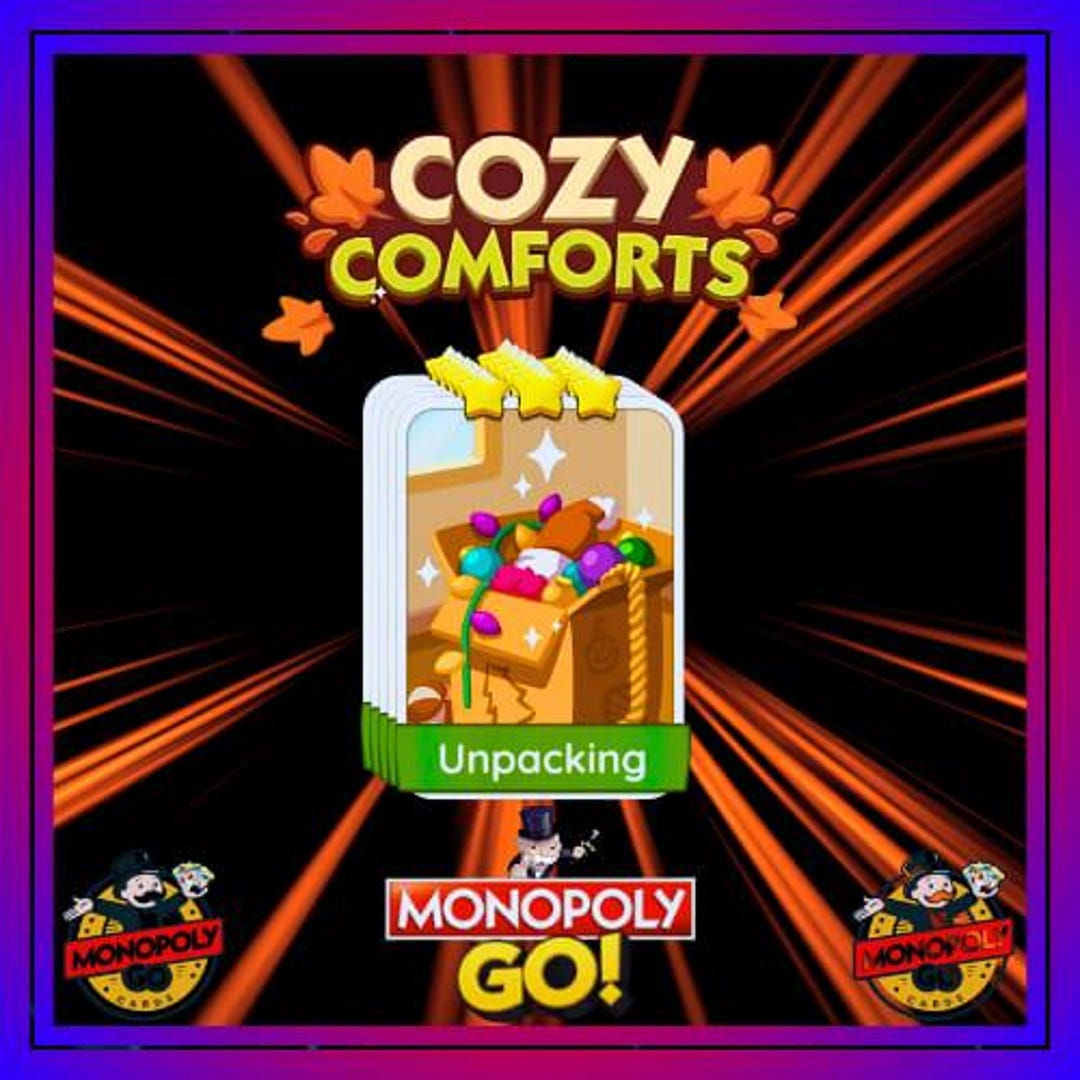 Unpacking - Monopoly_go_sticker 3 Star - Set 16 - for 1pcs - Super Fast ...