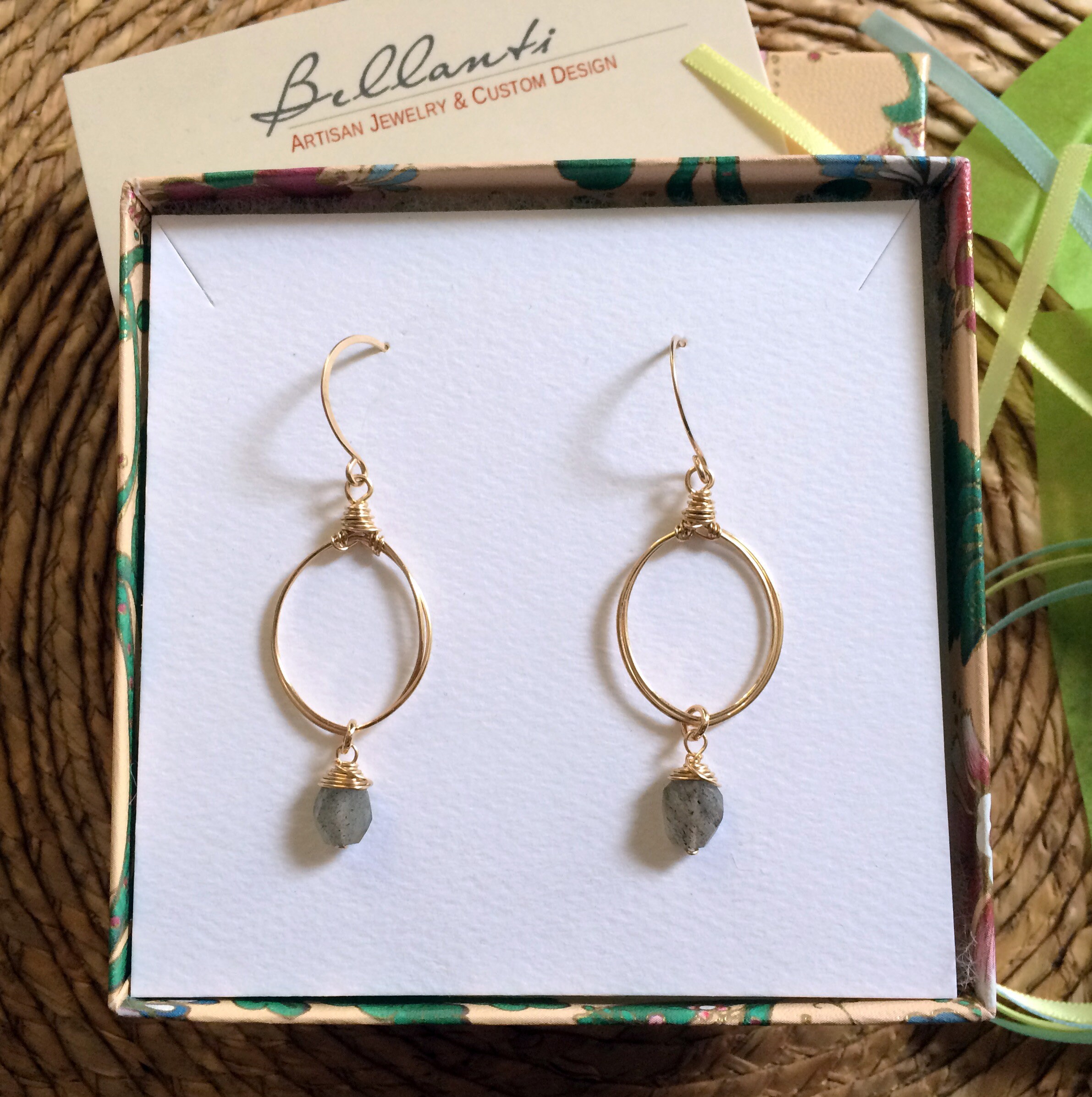 Silber Oval Creolen Labradorit Ohrringe Lange Edelstein Baumeln Sterling Silber Tropfen Ohrringe ...