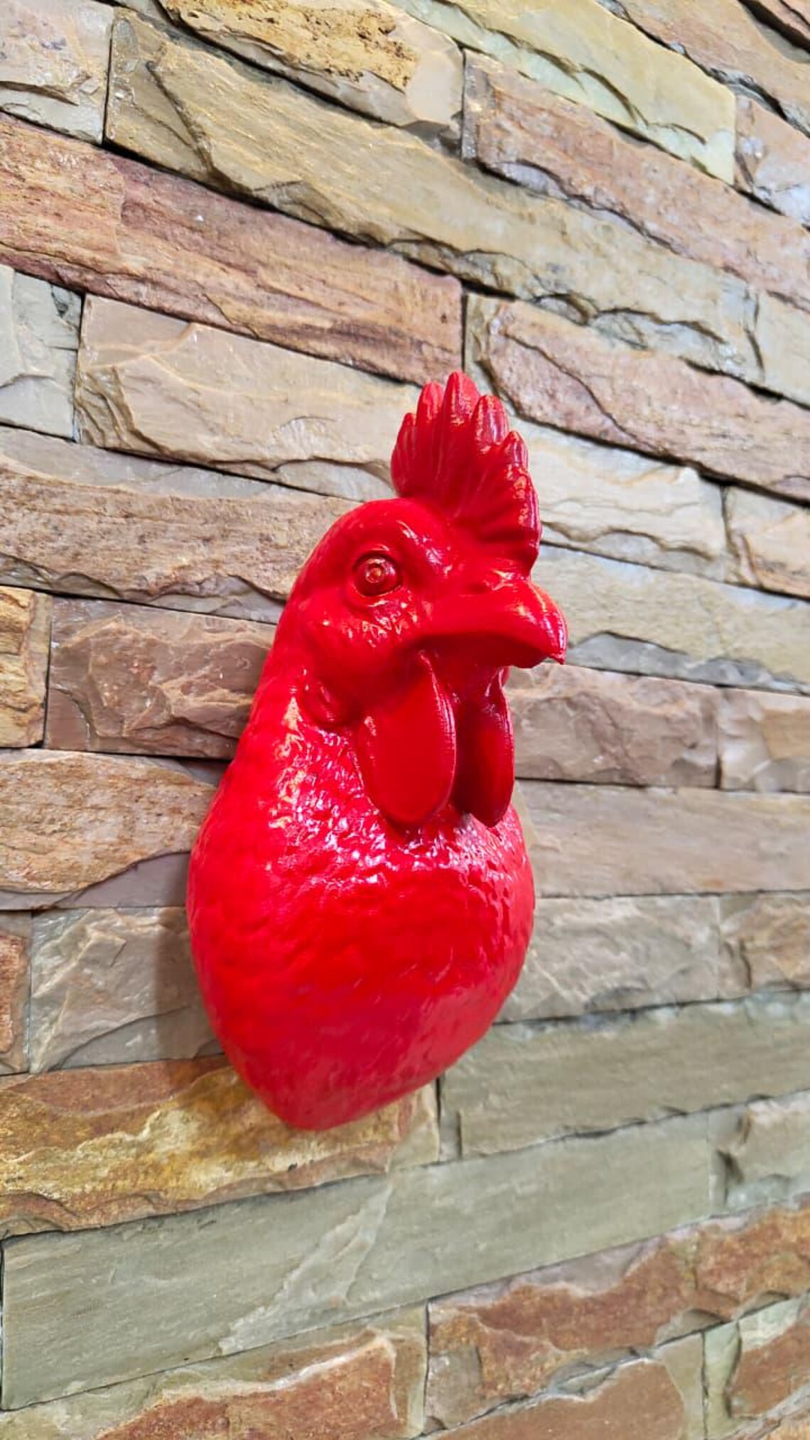 Chicken Head Wall Mount, Farm Hen Wall Home Décor, Pets Gifts for Dad ...