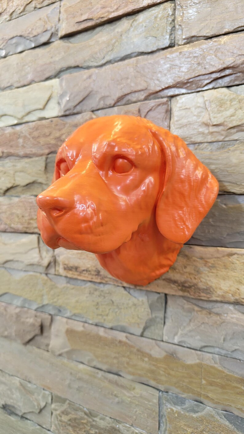 Beagle Dog Head Wall Mount, Dog, Puppy, Home Décor, Gifts for Dad, Pets ...