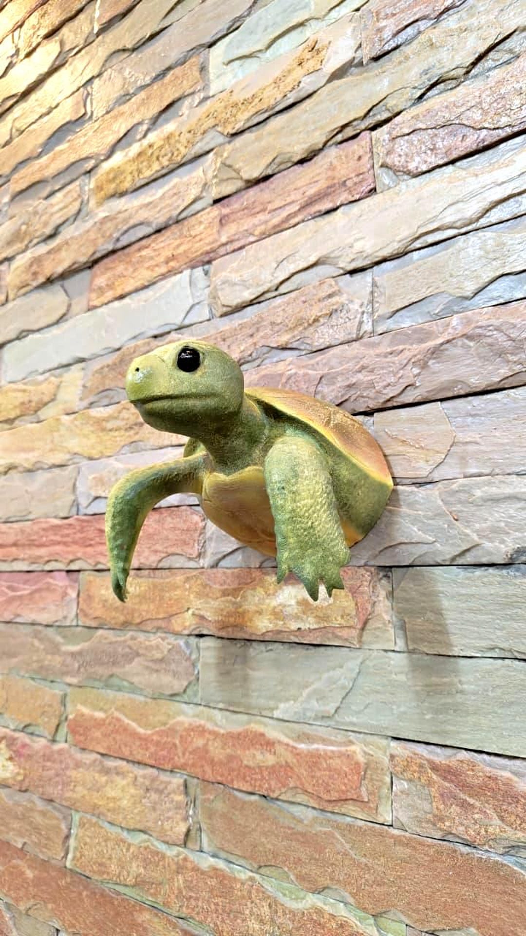 Turtle Fish Head Wall Mount, Sea World Home Décor, Oceanic Gifts for ...
