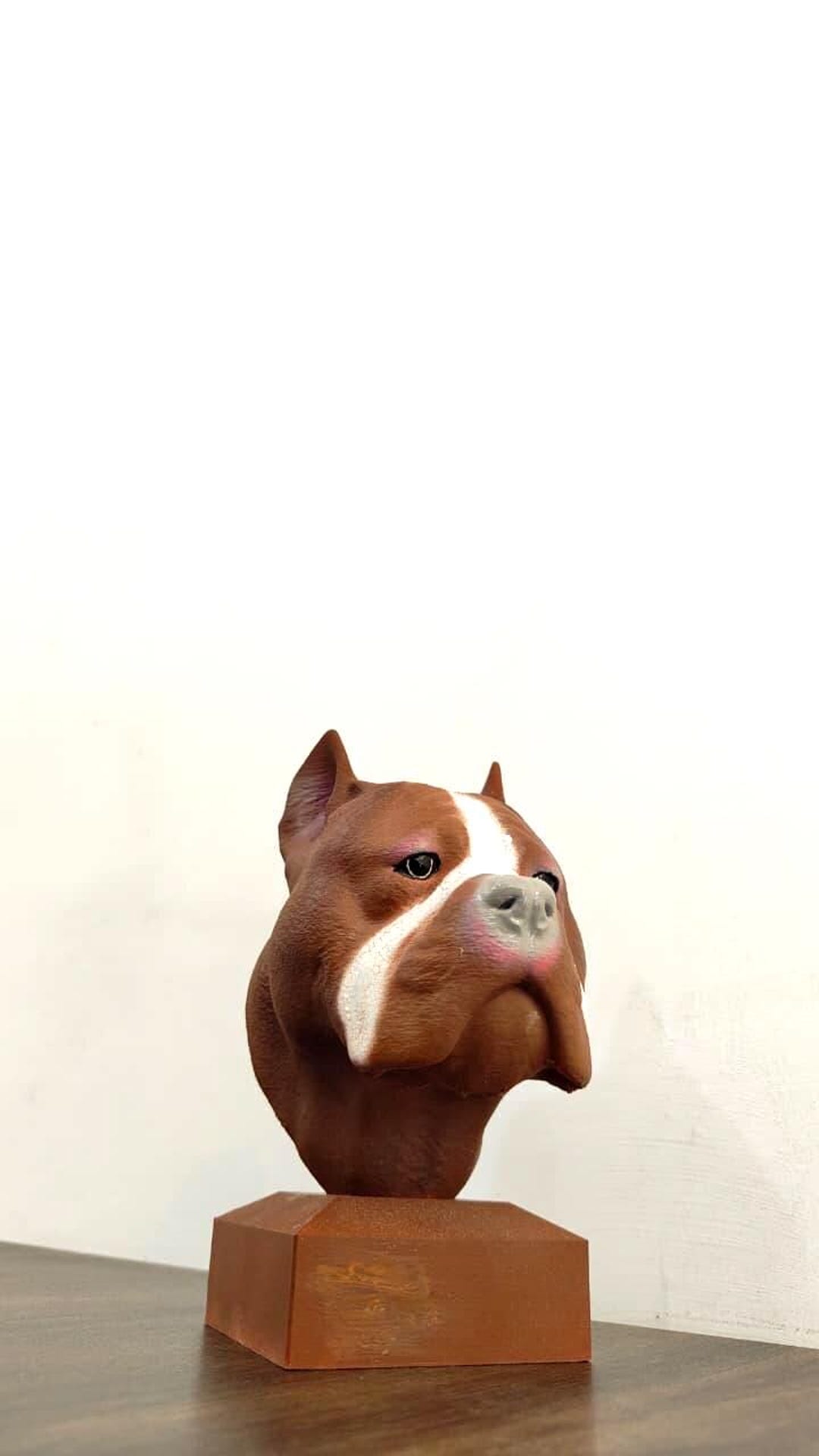 American Bully Pitbull Dog Memorial Bust, Statue, Home Décor, Gifts for ...