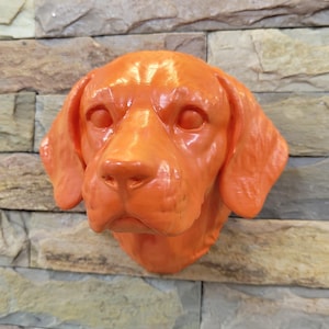 Beagle Dog Head Wall Mount, Dog, Puppy, Home Décor, Gifts for Dad, Pets ...