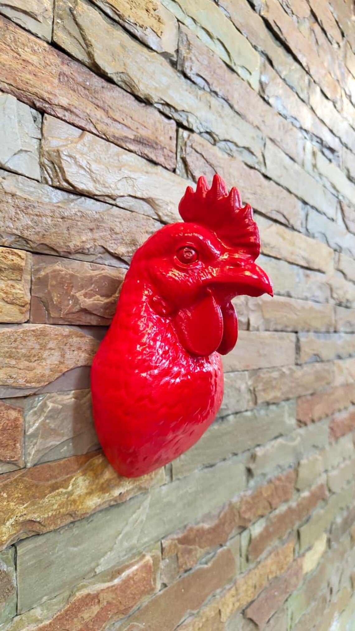 Chicken Head Wall Mount, Farm Hen Wall Home Décor, Pets Gifts for Dad ...