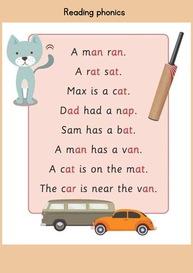 Phonics Worksheet Pack – Animal Theme | Ages 4–6 | Fun & Colorful ...