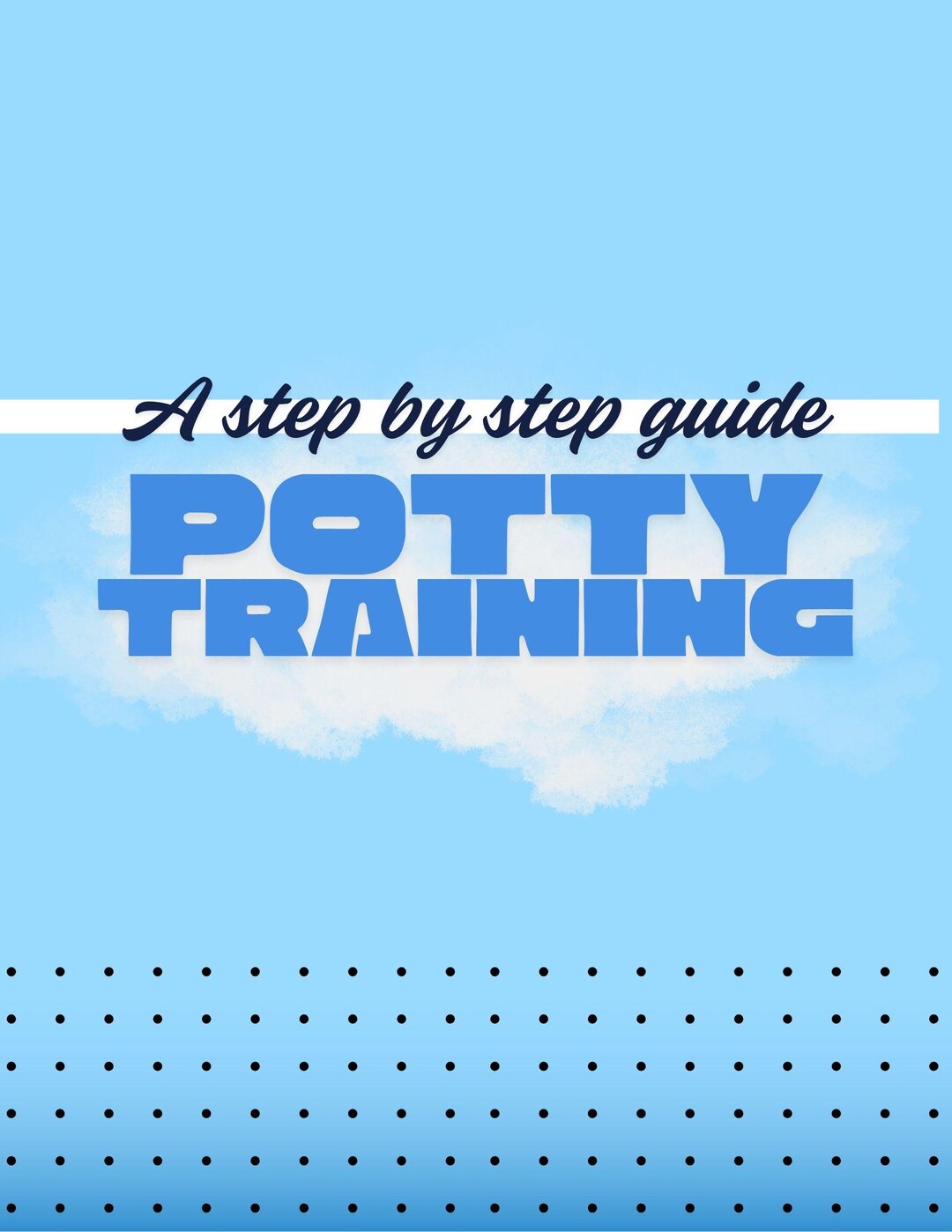Potty Training Step-by-step Guide With Printable Charts & Certificate ...