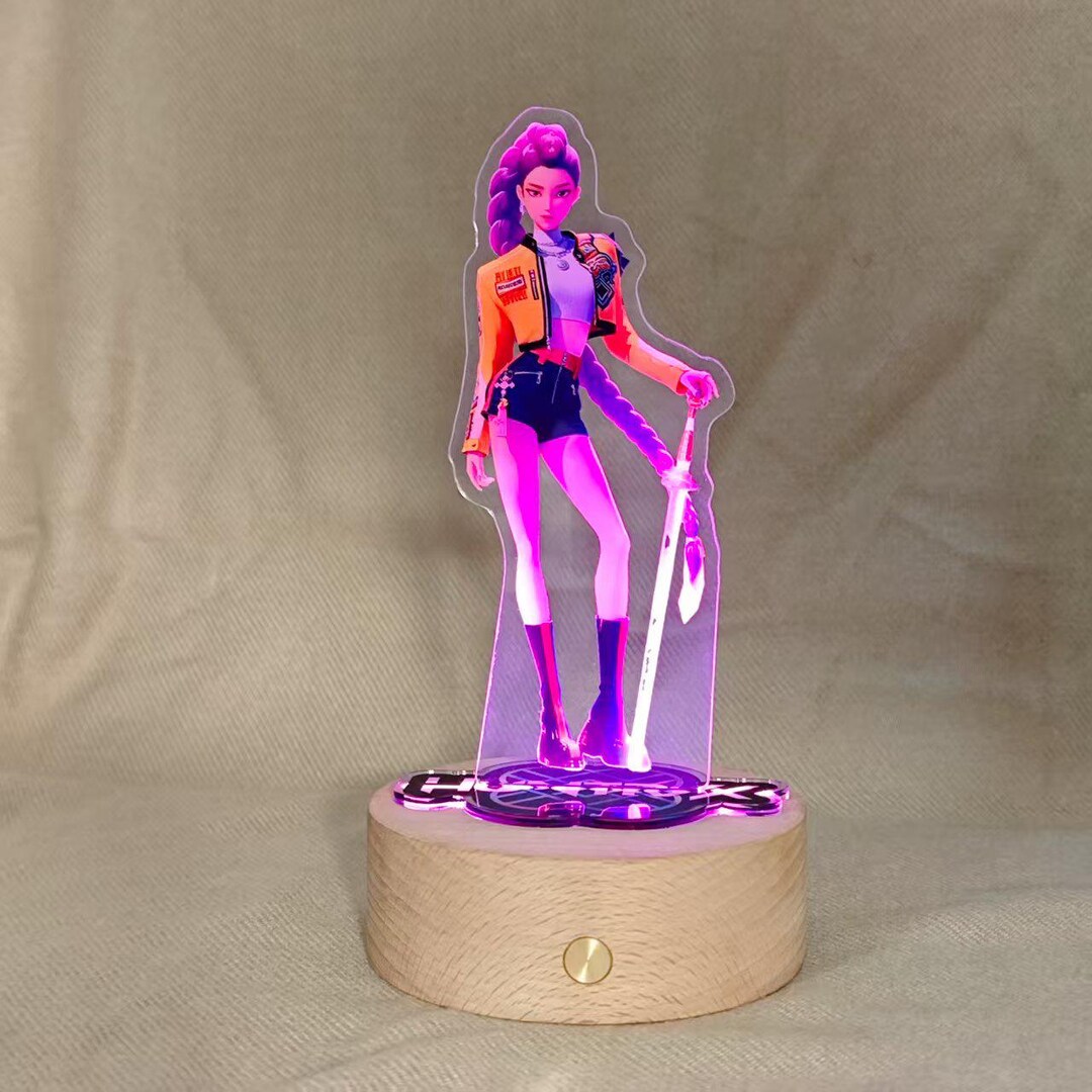 Kpop Demon Hunters Rumi Stand Night Light,huntrix Girl-rumi,mira,zoey ...