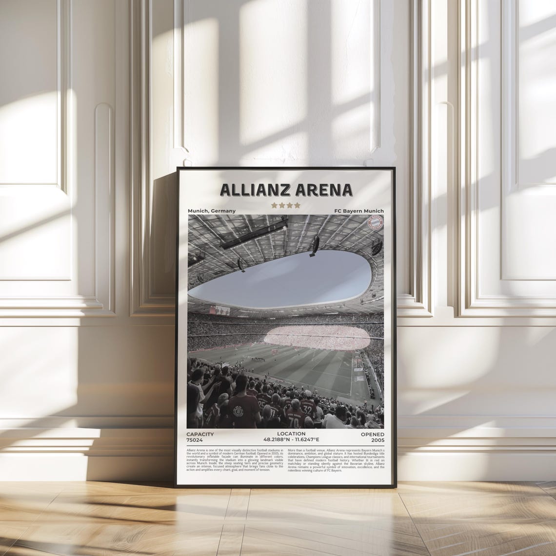 Pôster do Estádio Allianz Arena: FC Bayern de Munique, Futebol da ...