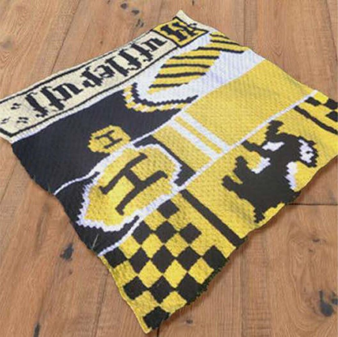 Hufflepuff Afghan Crochet Pattern - Etsy