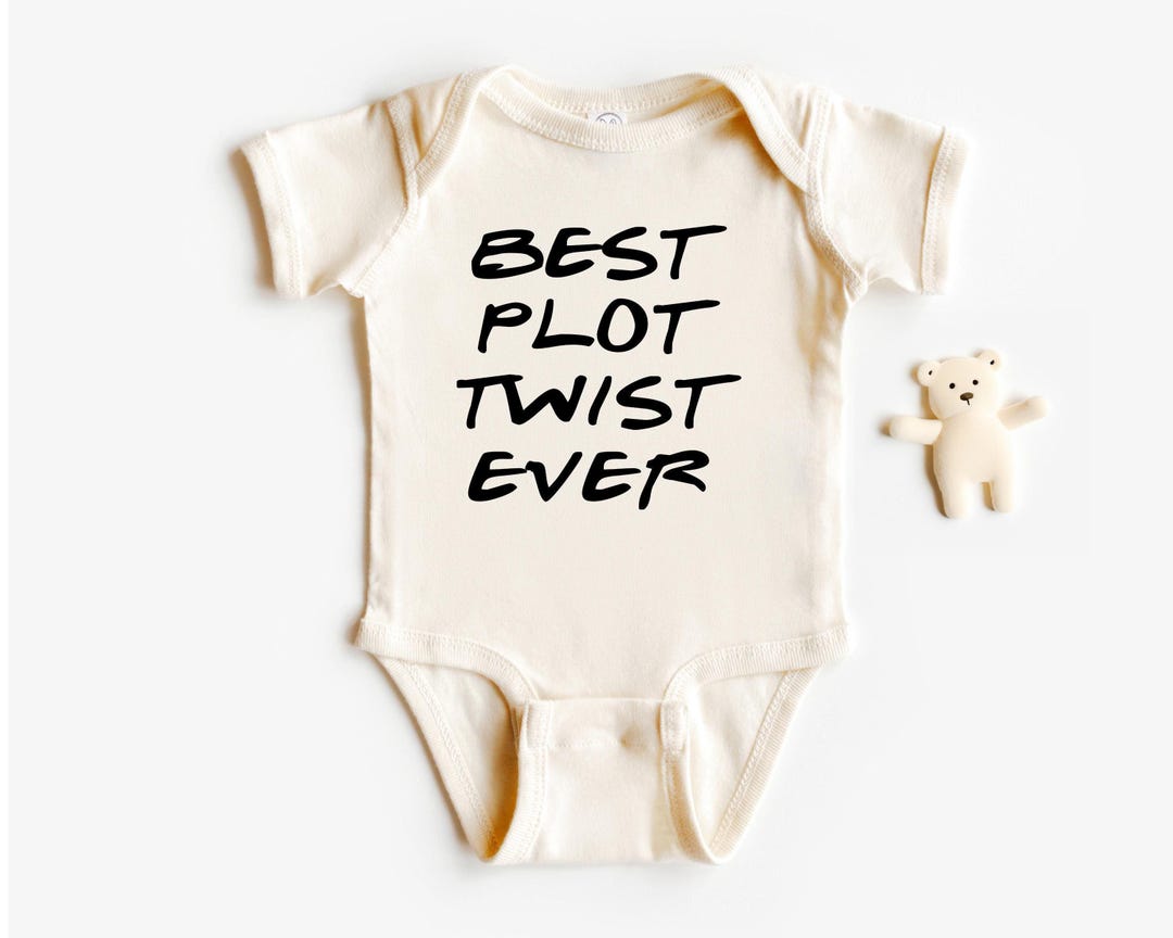Best Plot Twist Baby Onsie, Newborn Romper, Pregnancy Announcement ...