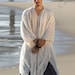 White Long Soft Wool Tunic Shaman Robe, for Kundalini Yoga or Ceremony ...