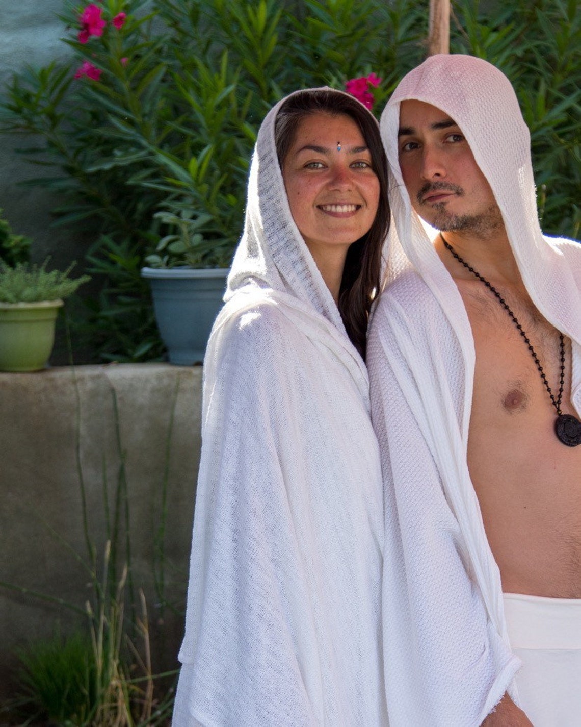 White Unisex Shawl Ritual Robe Ceremony Robe Kimono Robe | Etsy