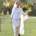 White Shawl Ritual Robe Ceremony Robe Kimono Robe Robe - Etsy
