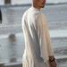 White Long Soft Wool Tunic Shaman Robe, for Kundalini Yoga or Ceremony ...