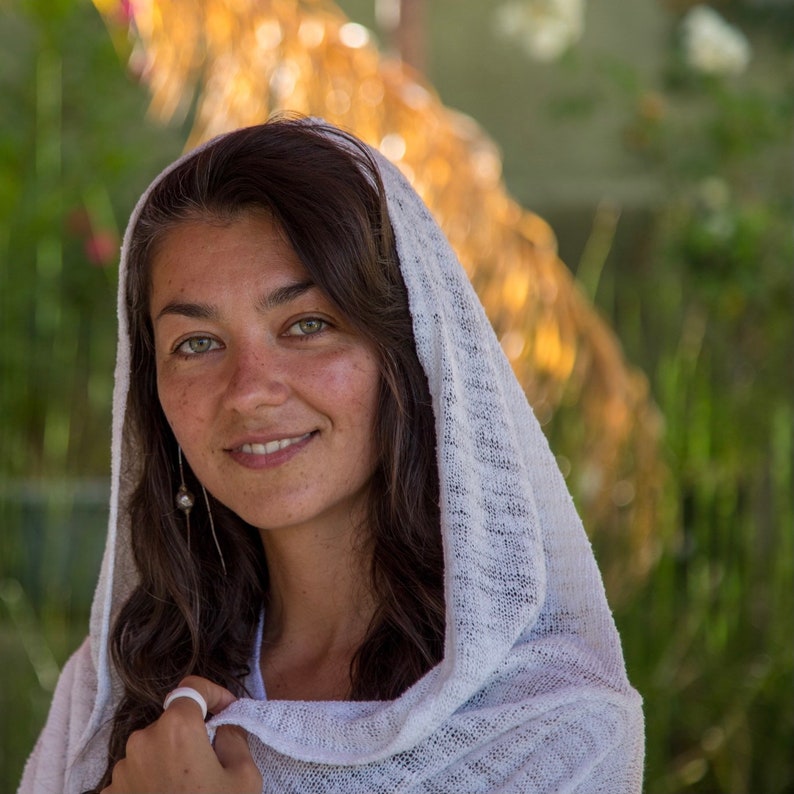 White Shawl Ritual Robe Ceremony Robe Kimono Robe Robe - Etsy