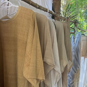 Handmade Hemp Men's Robe in Beige - Eco-friendly Hemp Kimono ...