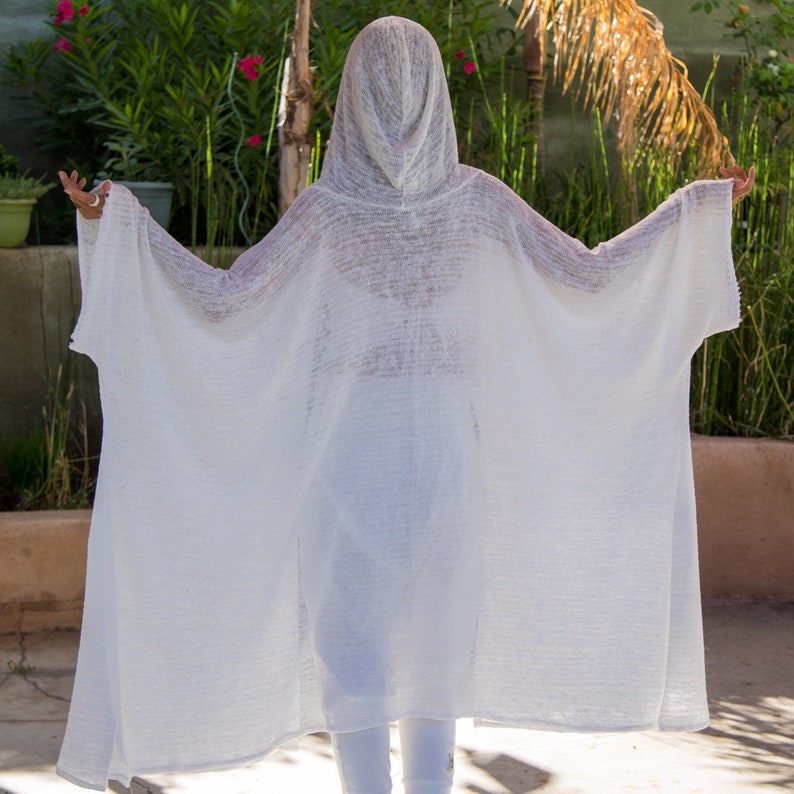 White Shawl Ritual Robe Ceremony Robe Kimono Robe Robe - Etsy