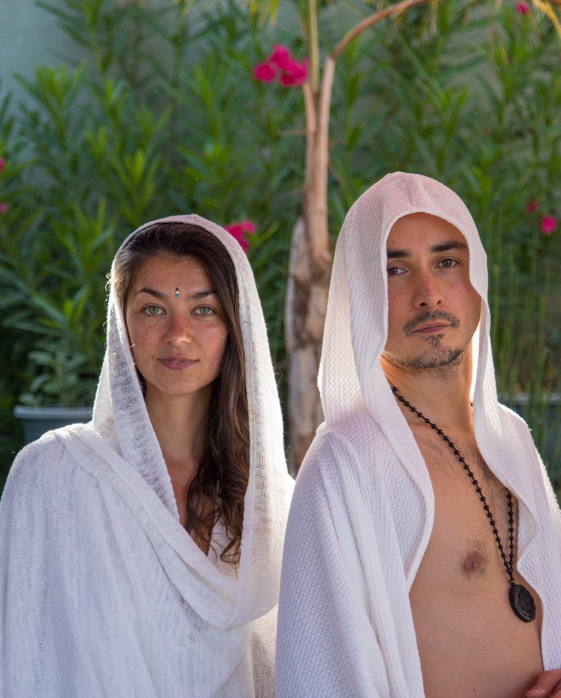 White Unisex Shawl Ritual Robe Ceremony Robe Kimono Robe | Etsy