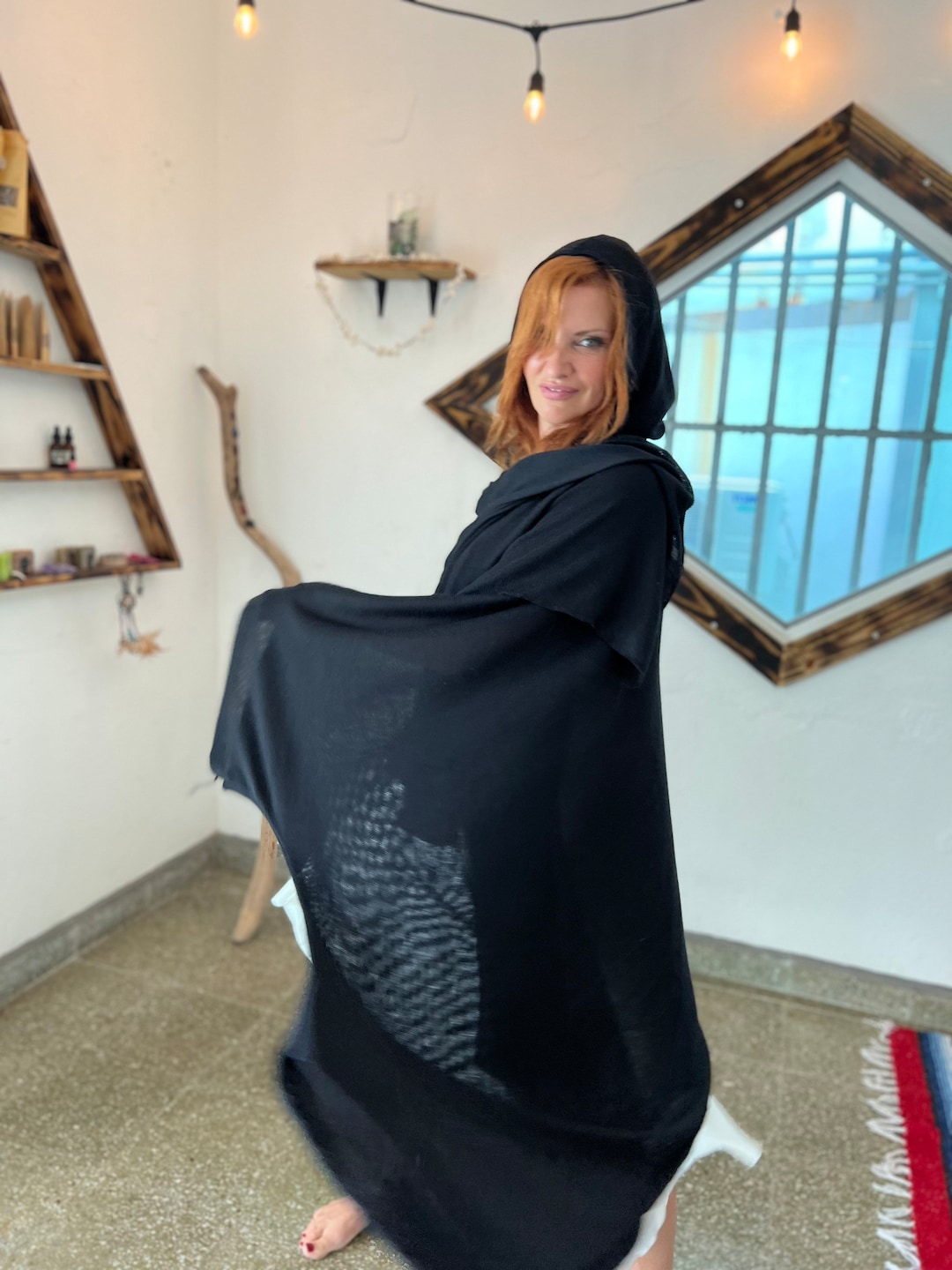 Hooded Cloak, Nomad Kimono, Festival Clothes, Robe Boheme, Jedi Cape ...