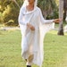 White Shawl Ritual Robe Ceremony Robe Kimono Robe Robe - Etsy