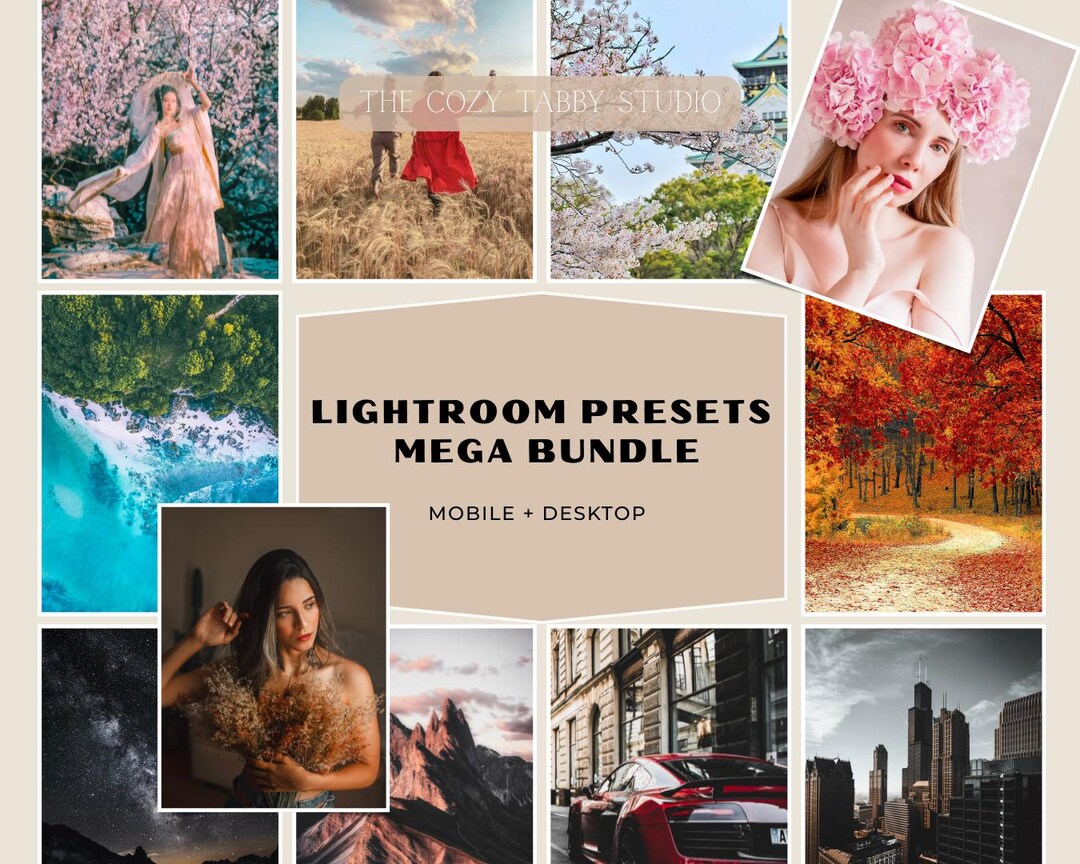 Lightroom Presets Mega Bundle 120 Pack | Mobile & Desktop | Everything ...
