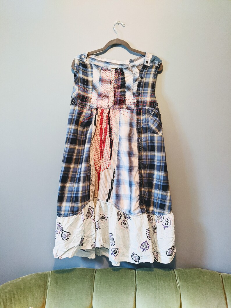 The Remnant Dress/boro Patchwork Dress Tutorial PDF and | Etsy