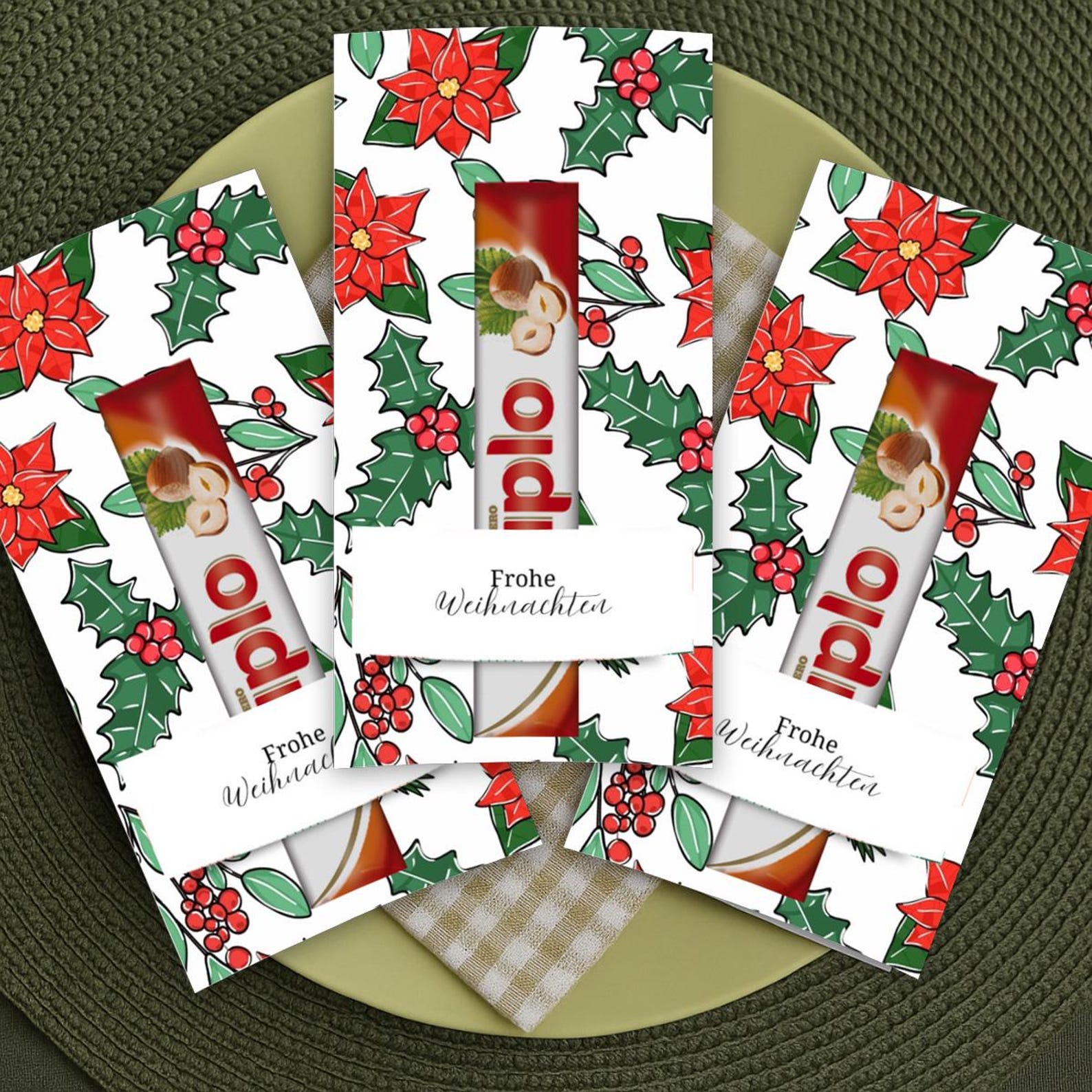 Christmas Table Décor – DIY Wrapper Template for Duplo, Kinderriegel ...