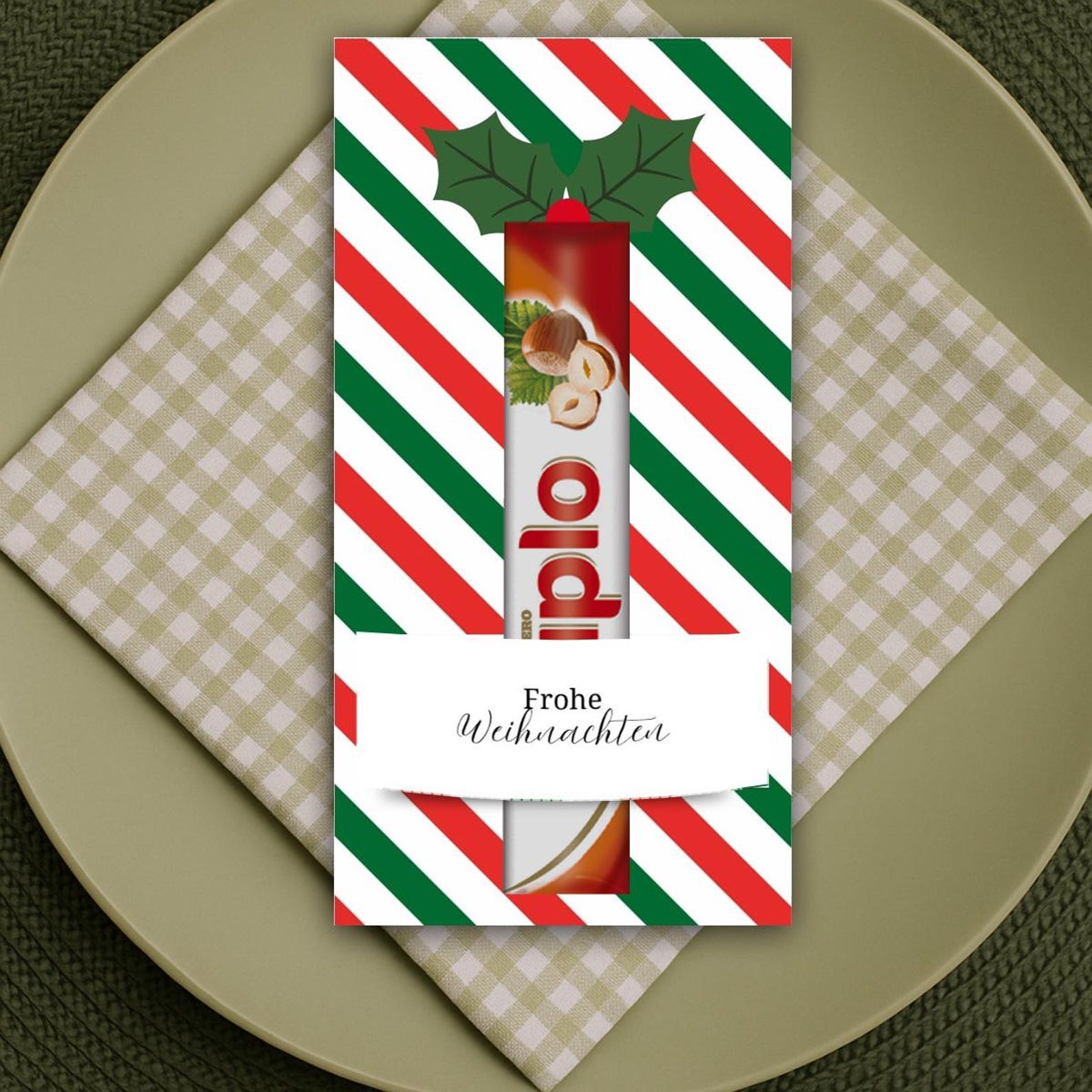 Christmas Table Décor – DIY Wrapper Template for Duplo, Kinderriegel ...