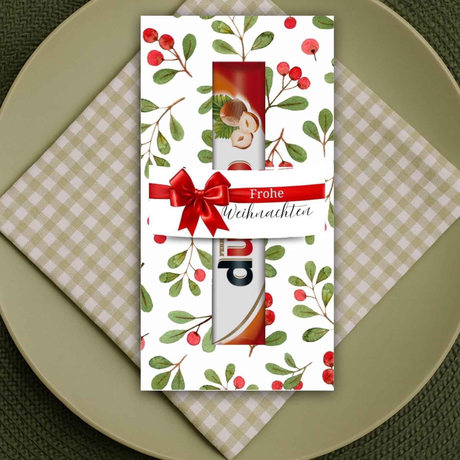 Christmas Table Décor – DIY Wrapper Template for Duplo, Kinderriegel ...