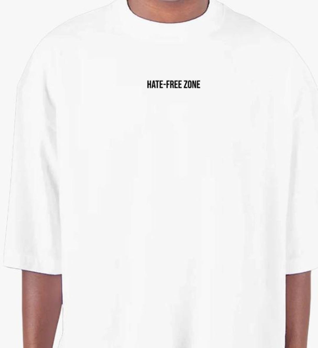 Hate-free Zone Oversized T-shirt - Etsy