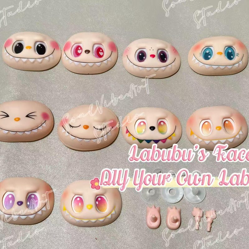 Labubu Rainbow Eyes - Etsy