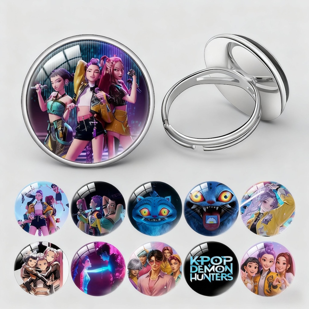 Kpop Demon Hunters Rings Kpop Demon Huners Jewelry Demon Hunters ...