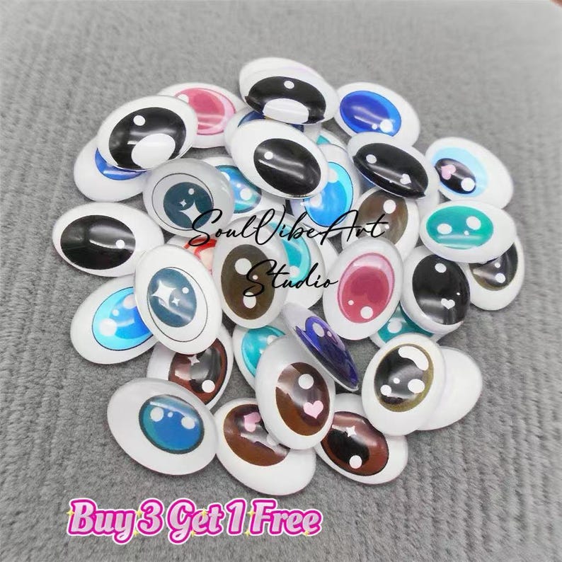 Labubu DIY Replacement Eyes Labubu Accessories–30 Styles Doll Eyes for ...