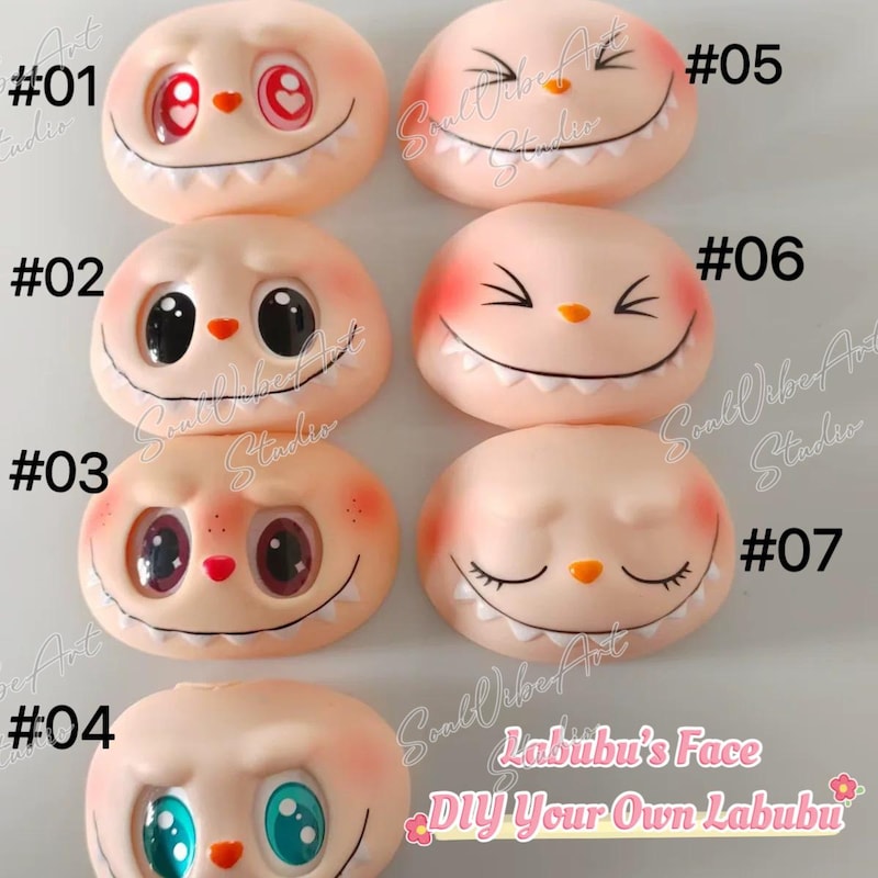 Labubu Parts for Crochet - Etsy