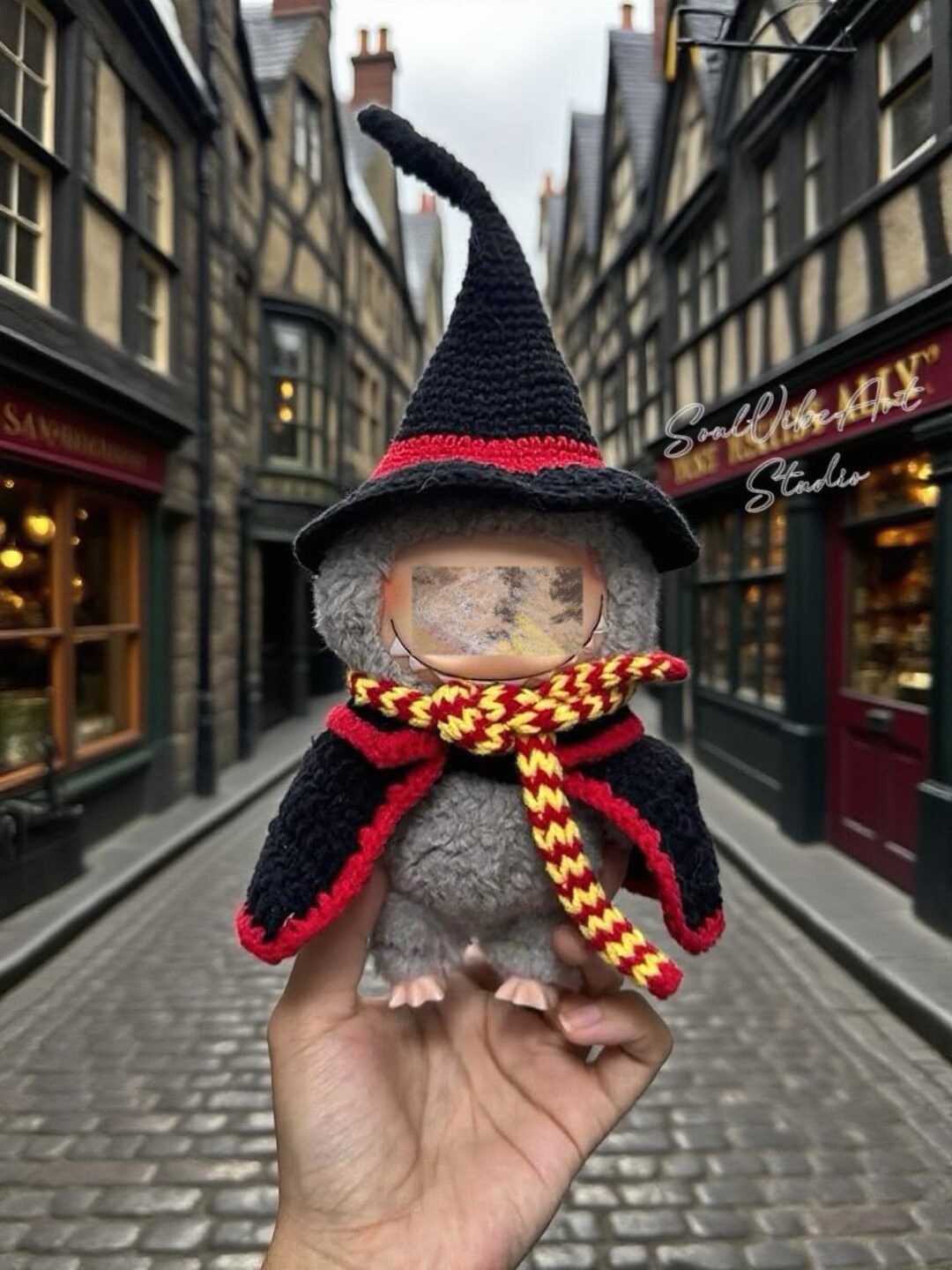 Buy Labubu Wizard Outfit Crochet Pattern: Harry Potter-inspired Costume ...