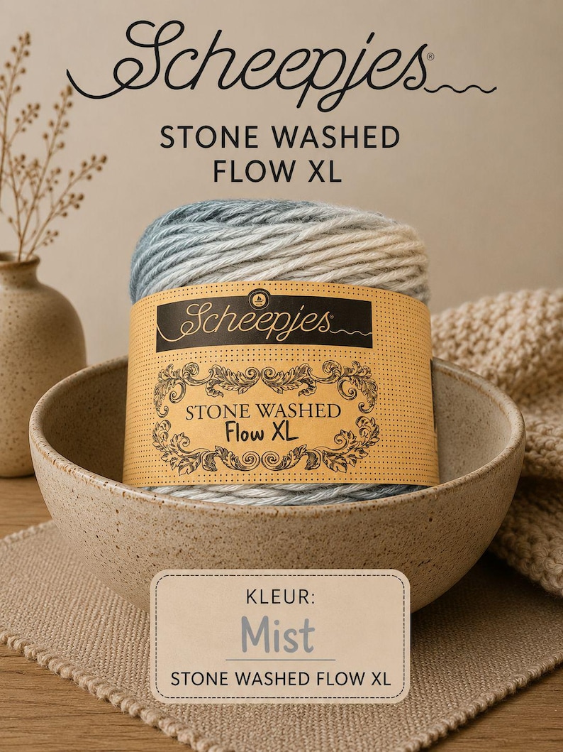 Scheepjes Stone Washed Flow XL - Soft, Versatile and Beautiful Color ...