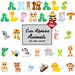 Animal Alphabet Clipart | Lowercase Letters | Safari Animal Letters ...