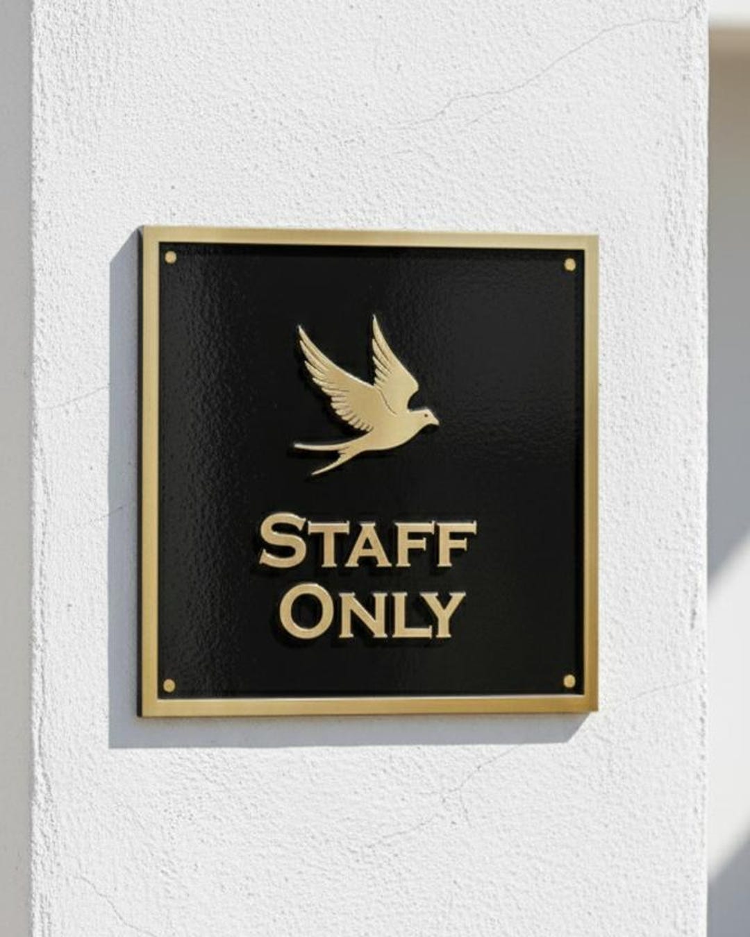 Custom Bronze Industrial Plaque | Personalized Cast Metal Company Sign ...