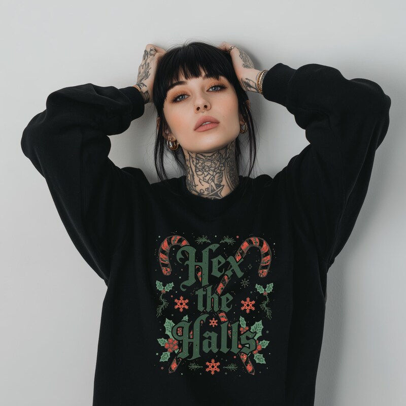 Occult Christmas Jumper - Etsy