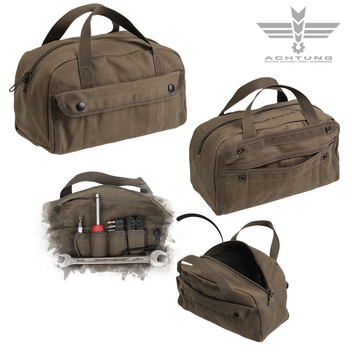 Black or Green Mechanic Tool Bag - Etsy