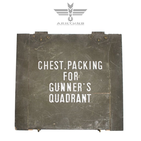 Original US Army Gunners Quadrant Chest Used - Etsy