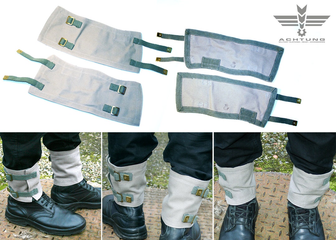 Military Vintage MC Spats Army Gaiters - Etsy