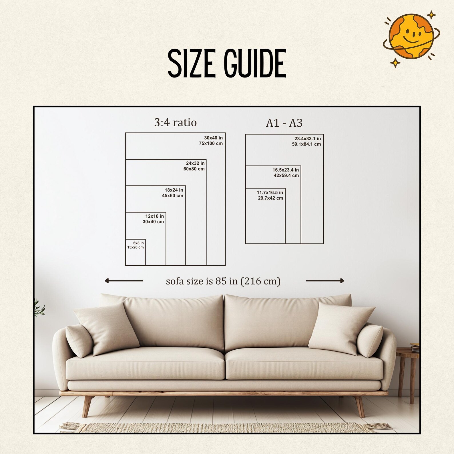 Take It Slow Snail Poster – Cute Retro Motivational Wall Art, Floral ...