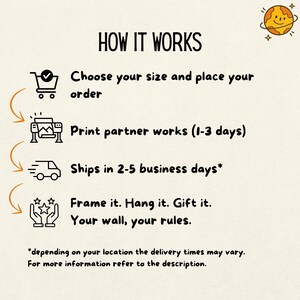 Take It Slow Snail Poster – Cute Retro Motivational Wall Art, Floral ...