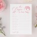 INSTANT DOWNLOAD - Prayers for the Baby Game Pink Safari Toile - Girl ...