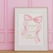 Pink Bow Baby Shower Welcome Poster - Preppy Pink Bow - Baby Shower ...