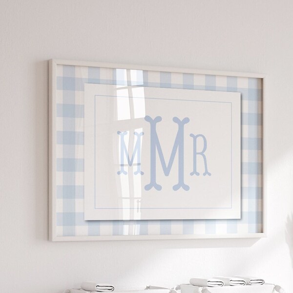 Monogram Printable - Etsy