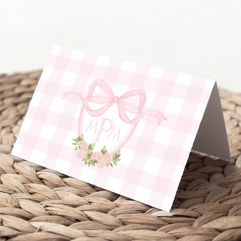 Pink Monogram - Etsy