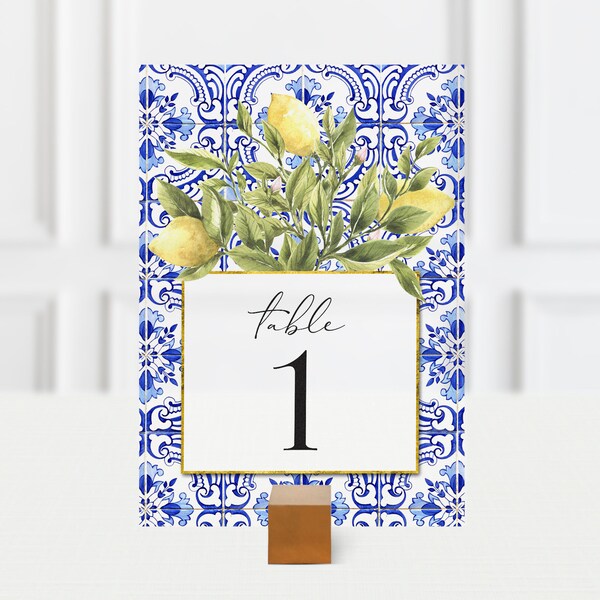 Italian Tile Table Numbers - Etsy