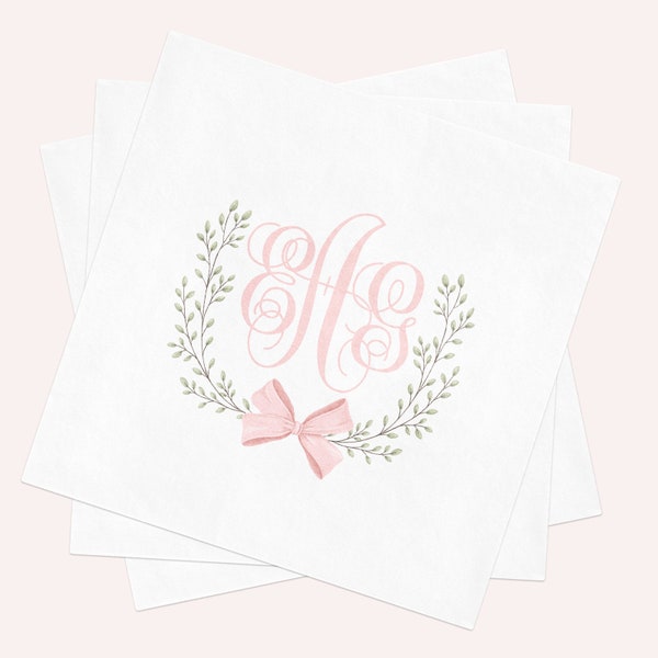 Monogram Napkins - Etsy